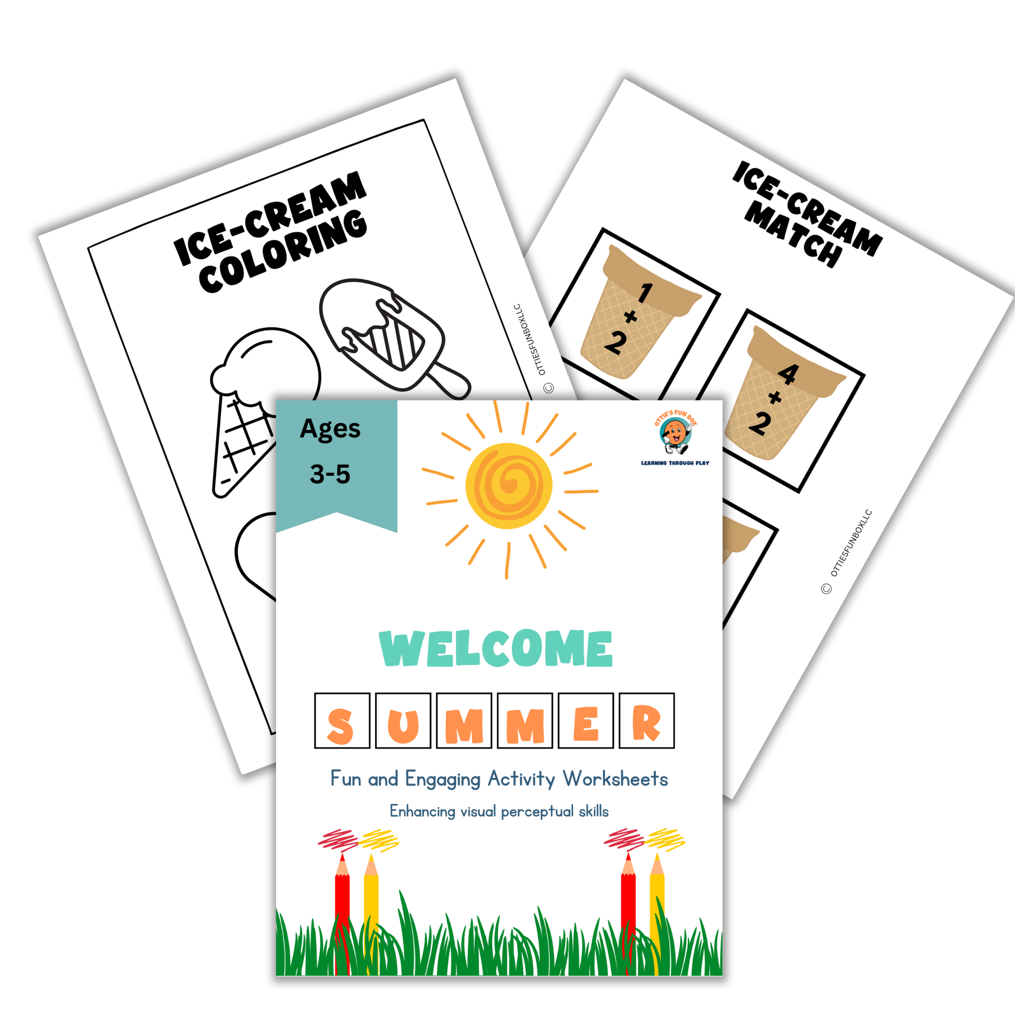 Welcome Summer Packet - Ottie's Fun Box
