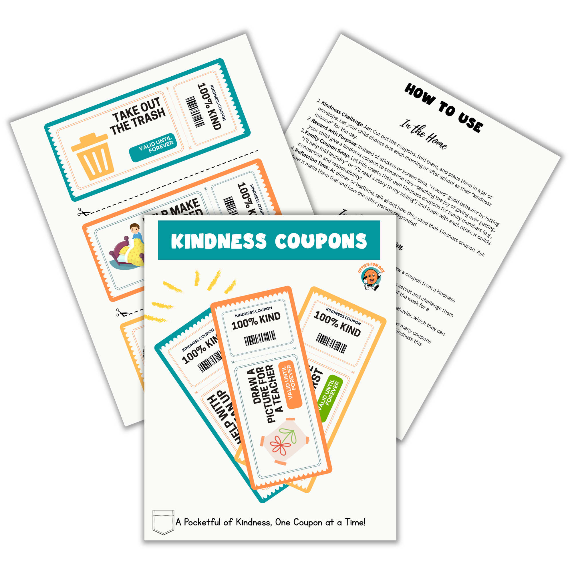 Kindness Coupons - Ottie's Fun Box