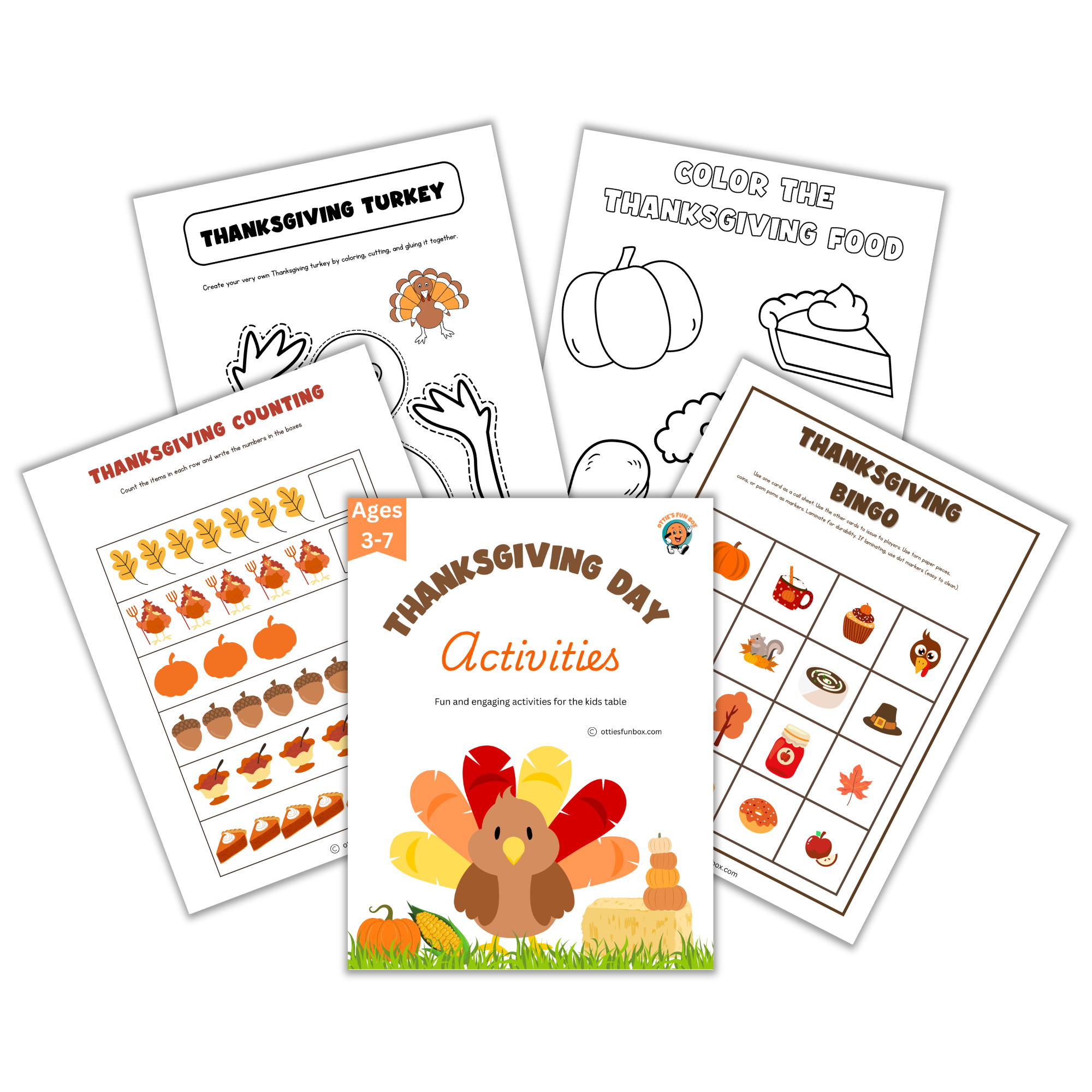 Thanksgiving Day Activities - Ottie's Fun Box