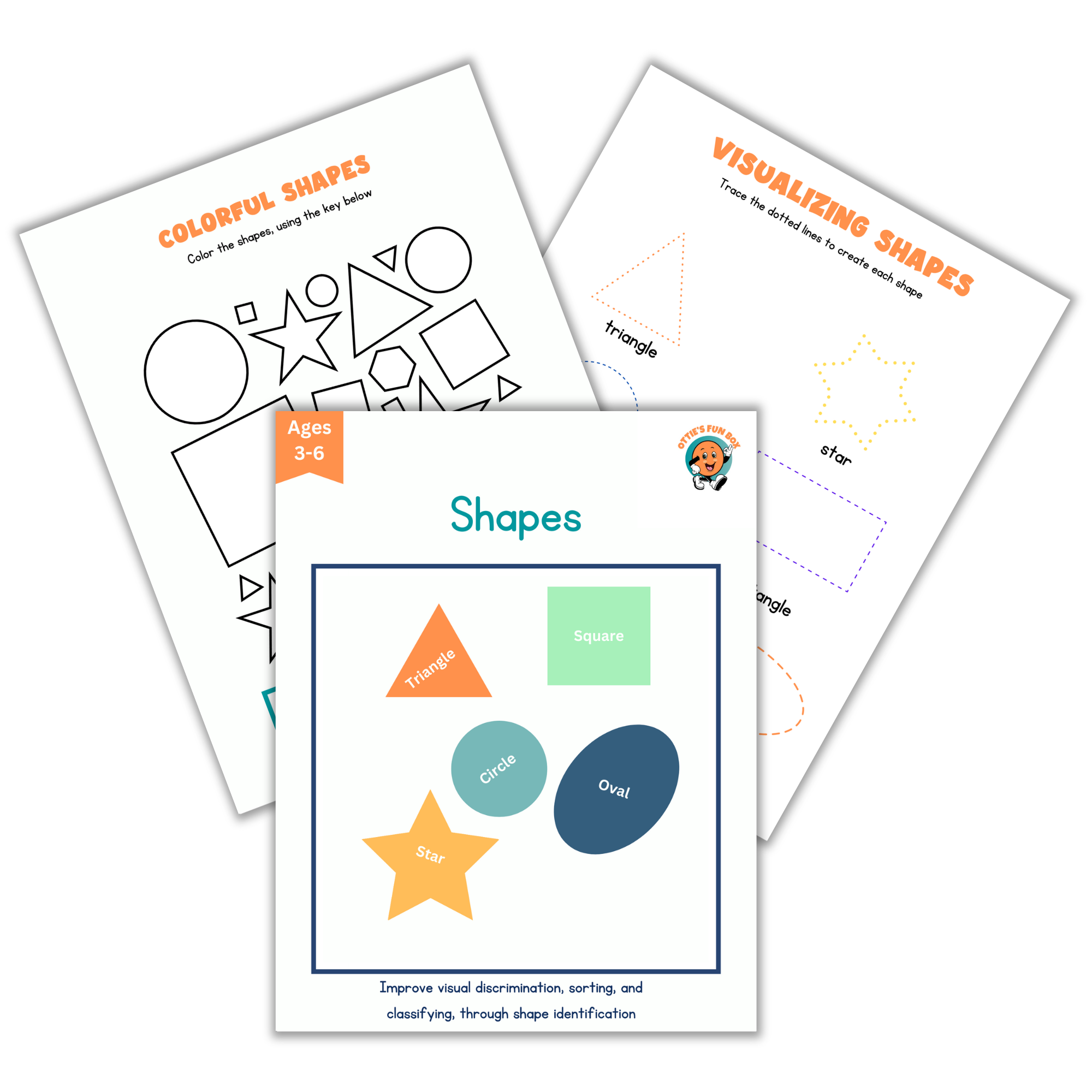 Shapes Workbook - Ottie's Fun Box